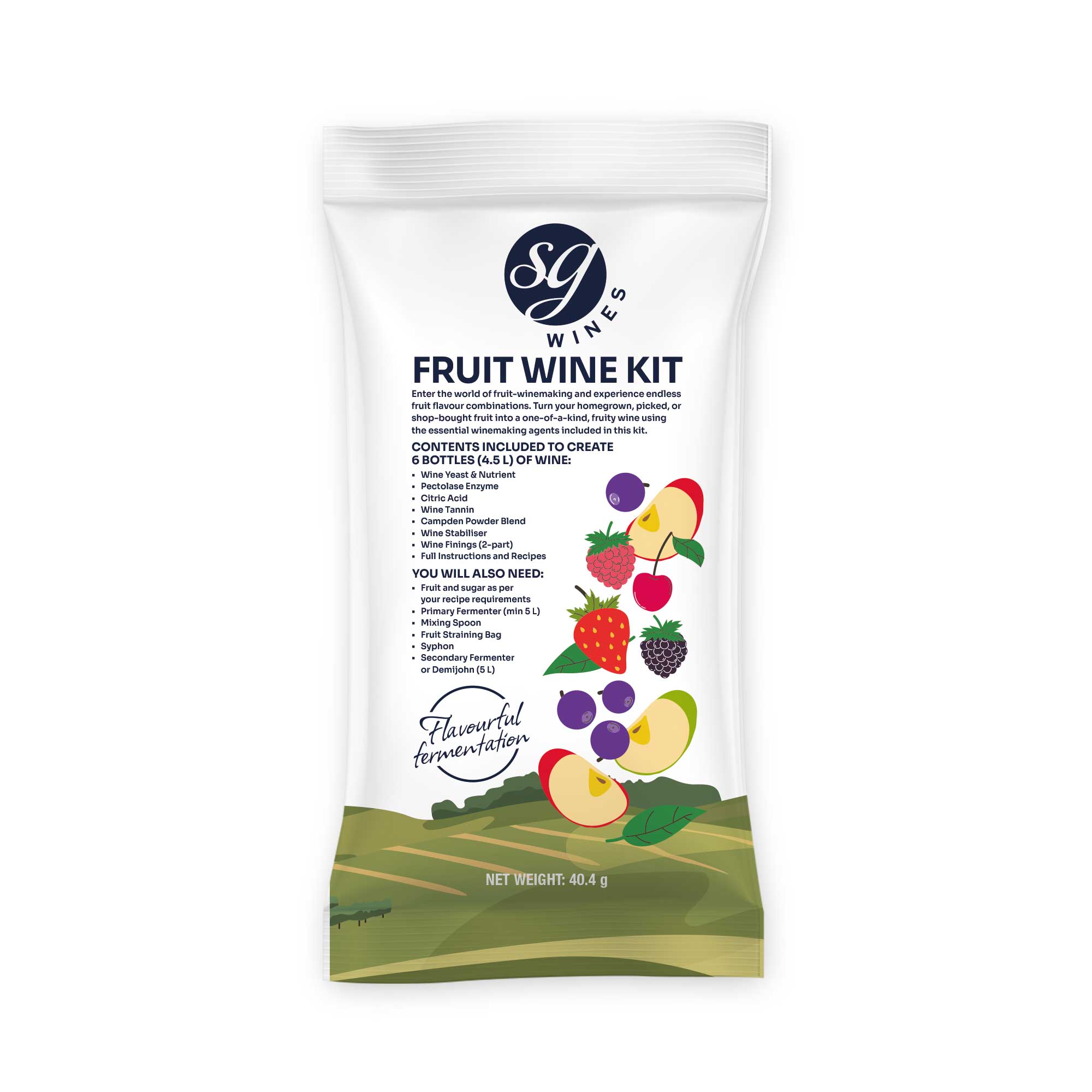 SG Wines Fruit Wine Kit – Bevieshop-AU